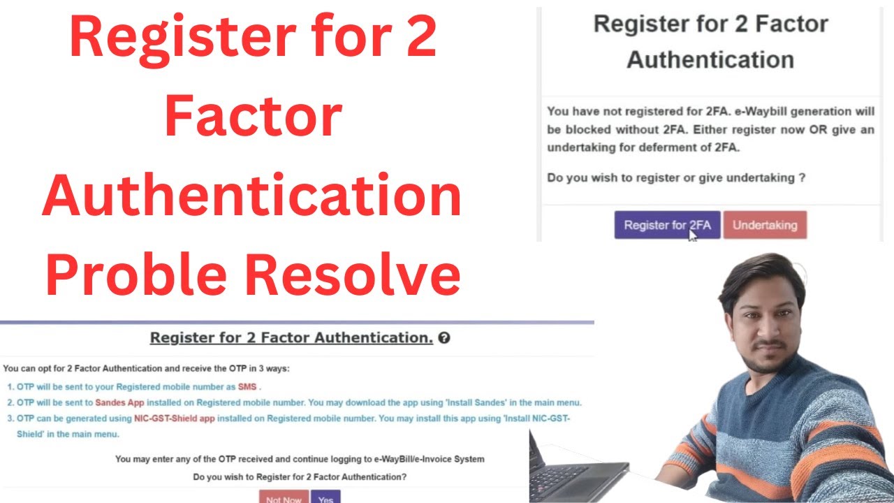 #2 eway bill 2 Factor Authentication || How to Enable 2 Factor Authentication for Eway bill ...