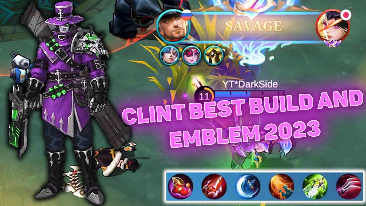 Clint best build and emblem 2023 I Clint Mlbb - YouTube