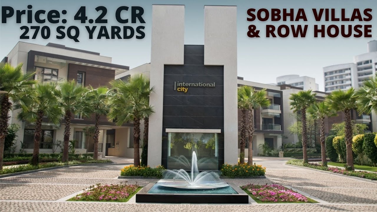 Sobha International City Row House Sector 109 Dwarka Expressway Gurgaon ...