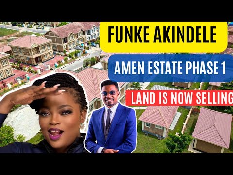 Funke Akindele Amen Estate Phase 1 Land Is now selling - YouTube