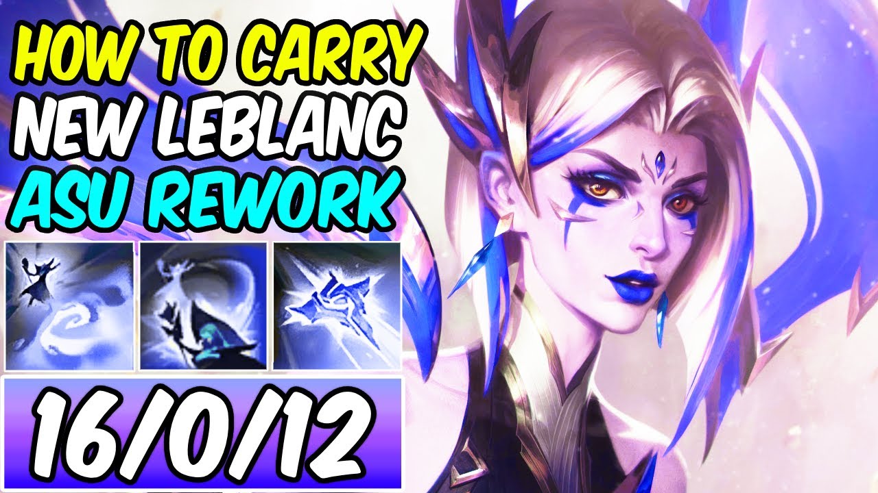 RISEN LEGEND LEBLANC MID FULL AP GAMEPLAY | LEBLANC ASU REWORK VISUAL ...