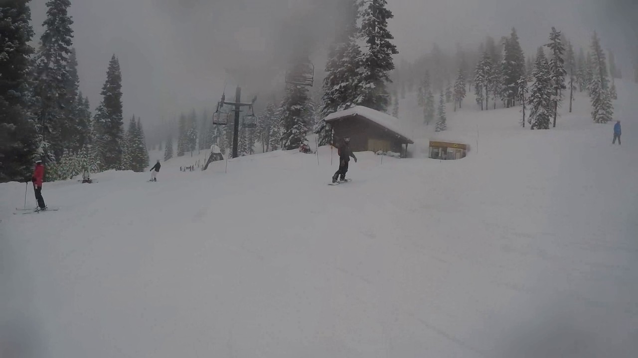 Glades Snowboarding at Homewood, Day 2 - YouTube