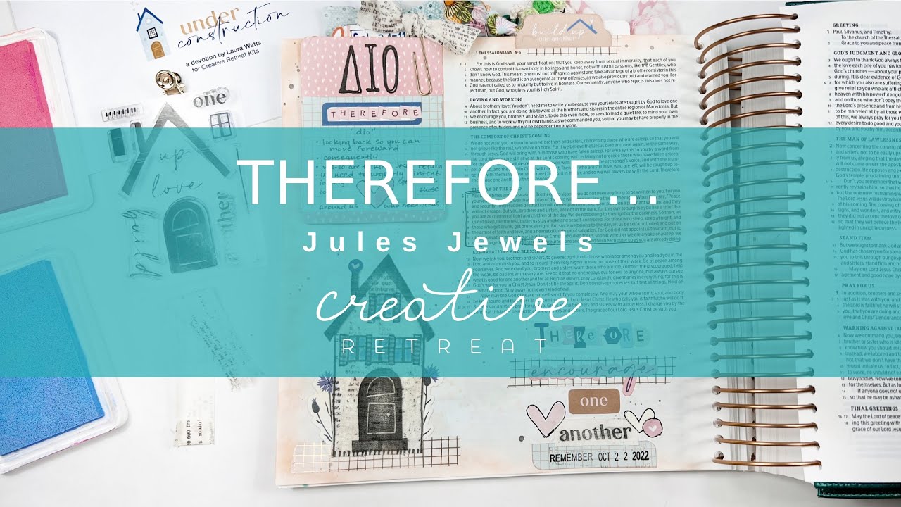 Bible Journaling with Julie | "Therefore" | Under Construction Faith ...
