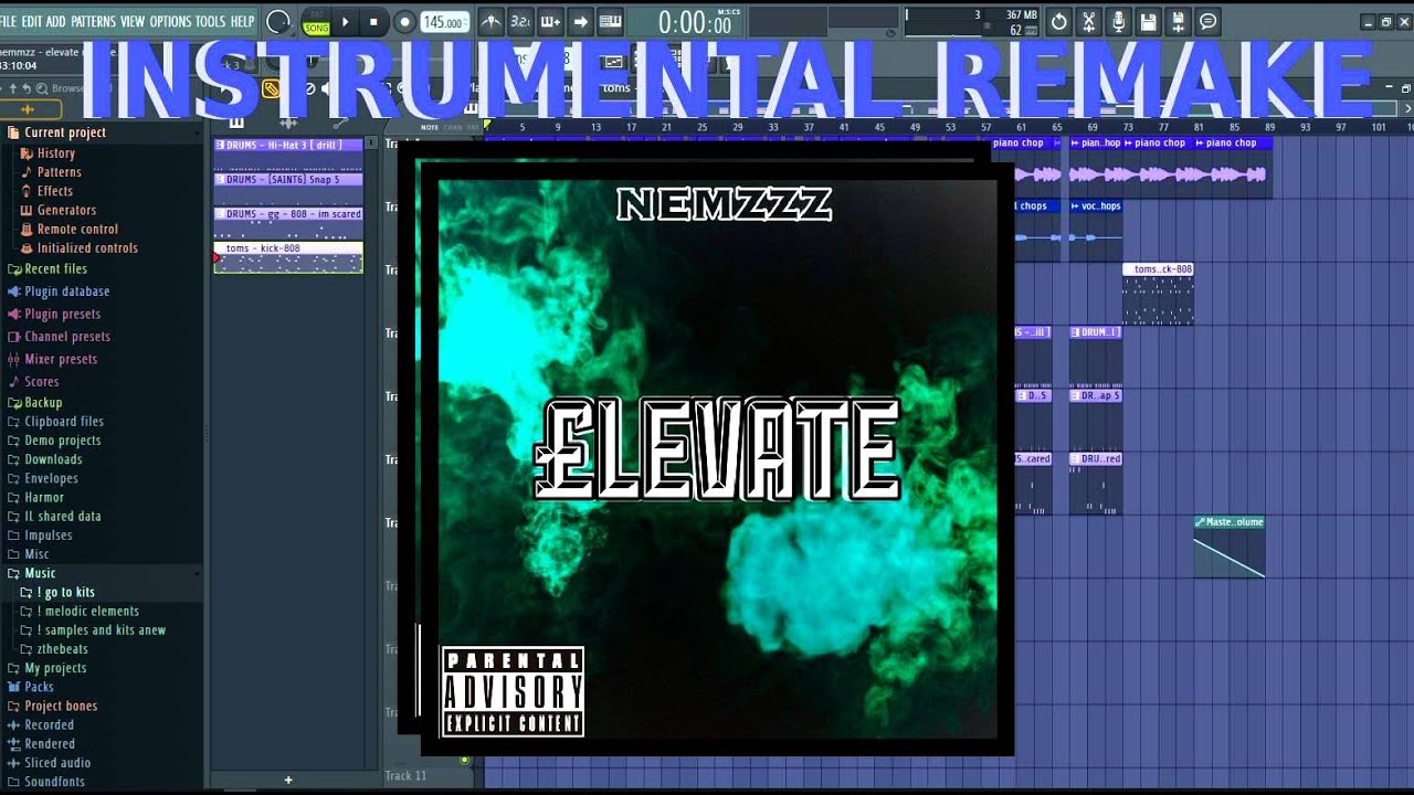 how 'elevate' by nemzzz was made (beat remake) (fl studio 20 tutorial) - YouTube