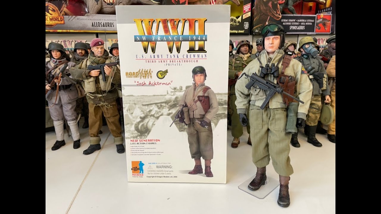 1/6 figure Josh Ackerman U.S. Tank Crewman, Third Army Breakthrough, NW ...