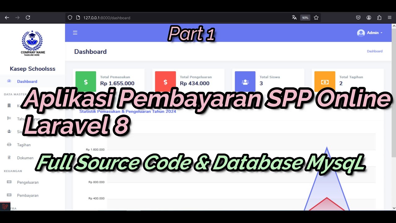 Aplikasi Pembayaran SPP Online | Website Pembayaran Sekolah | Source ...