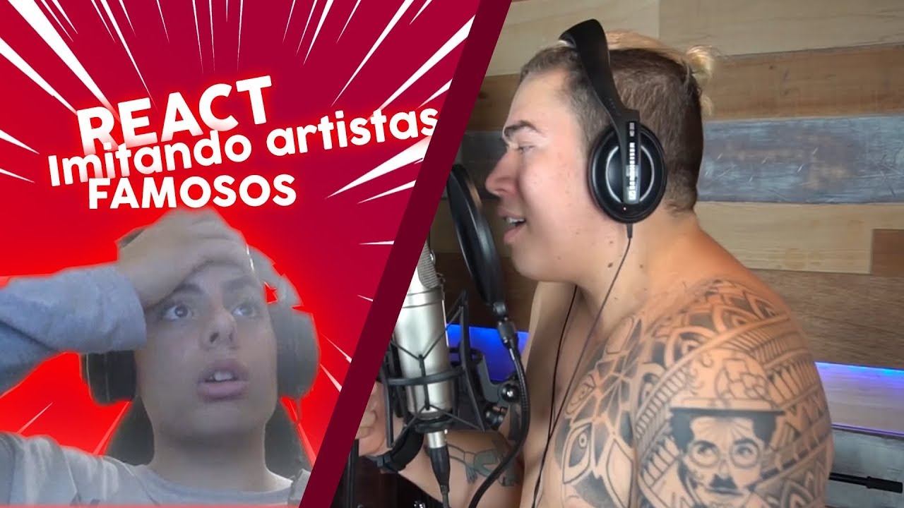 IMITANDO ARTISTAS INTERNACIONAIS| PORTUGUES REAGE - YouTube