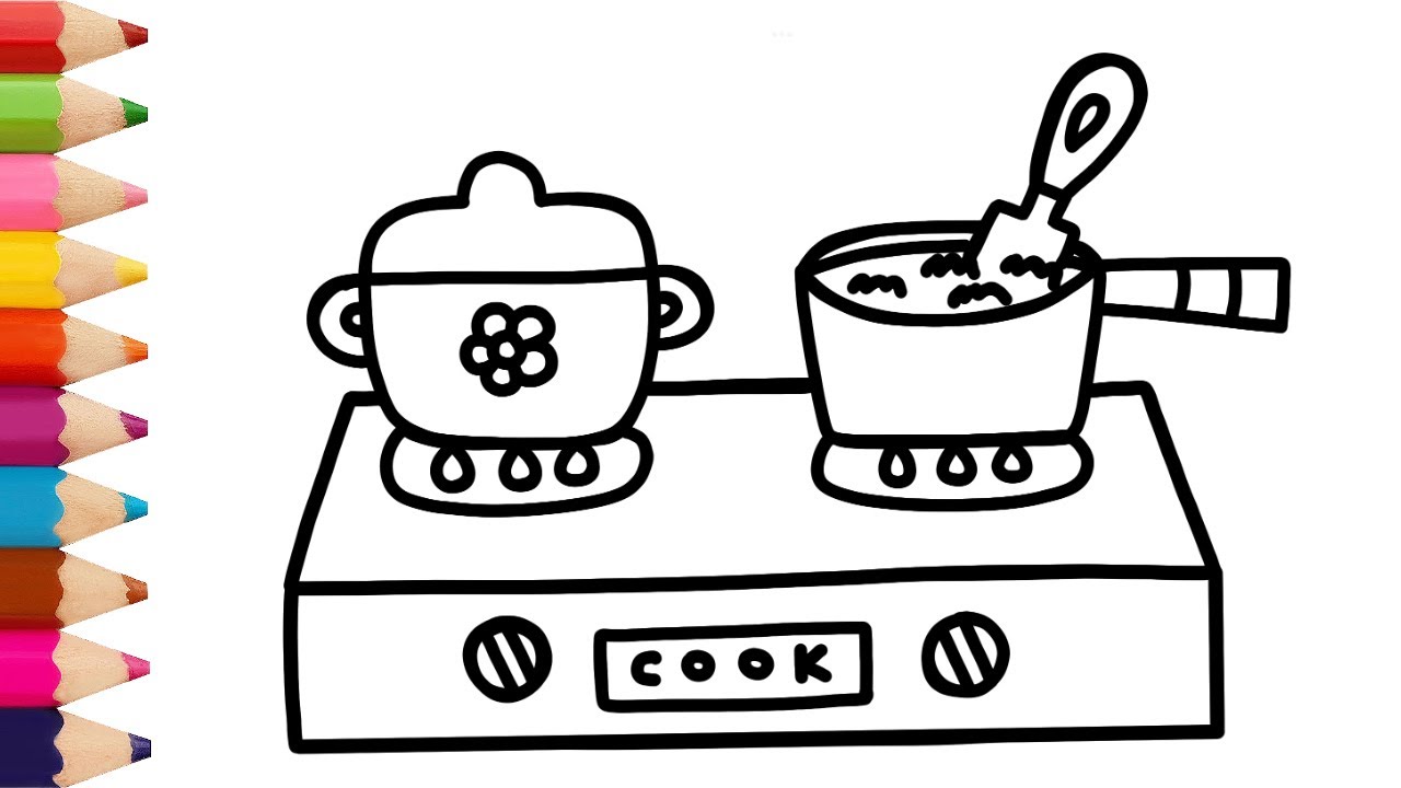 Let's Cook Fun Fun Kichen Cooking For Children Drawing 아이들을 위한 재미있는 ...