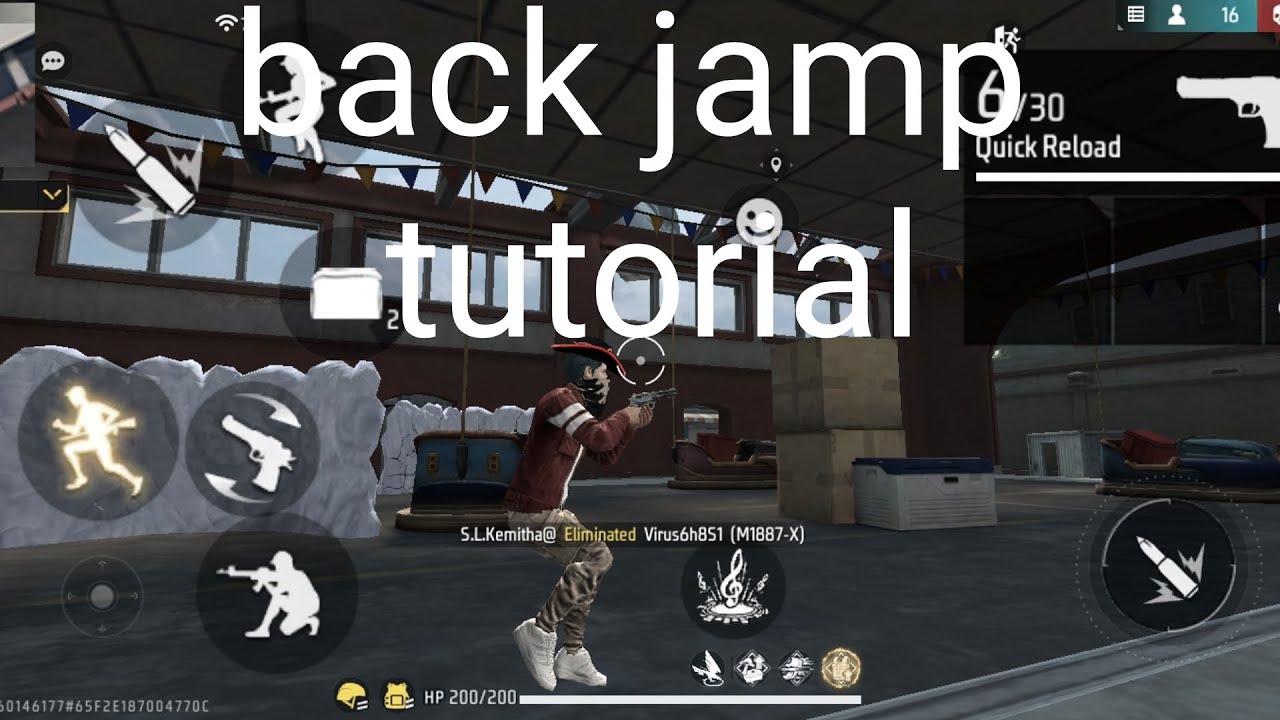 back jump tutorial - YouTube