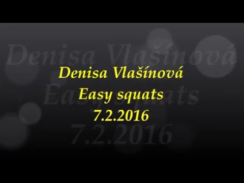 Denisa Vlašínová - squats