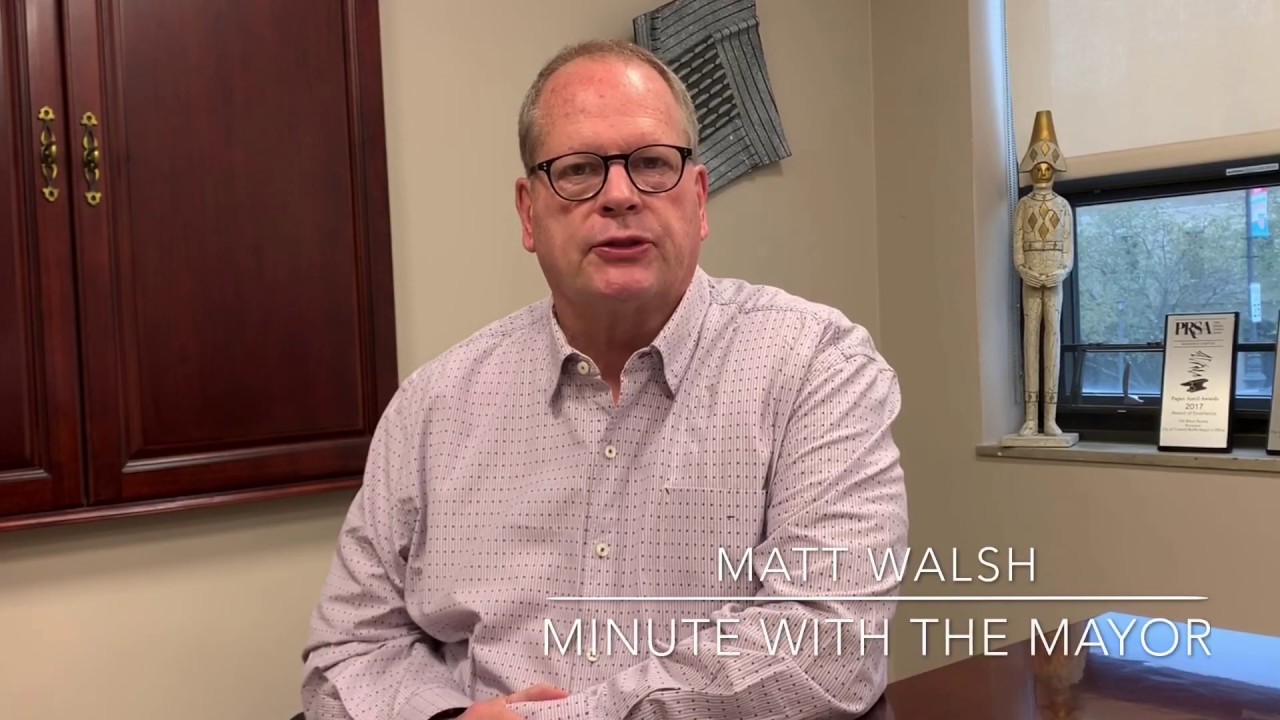 Minute with the mayor of Council Bluffs Iowa April 16, 2020 - YouTube