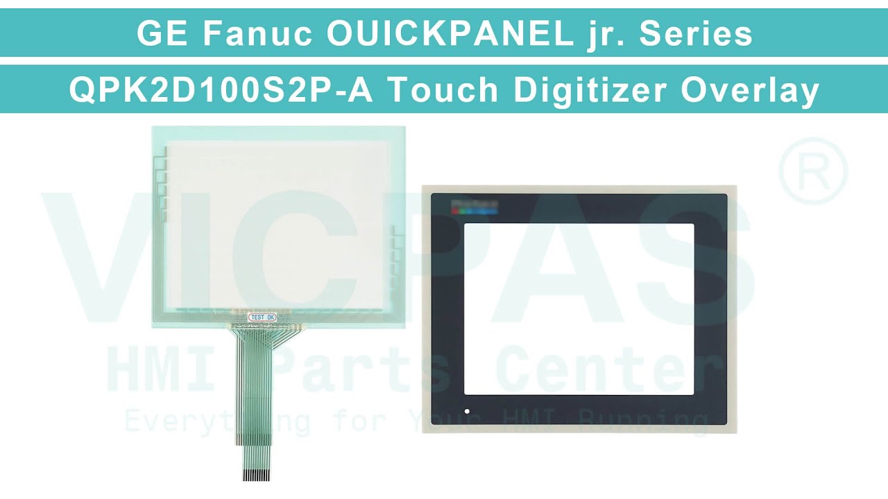 GE Fanuc QuickPanel jr. QPK2D100S2P-A Protective Film Touch Panel ...