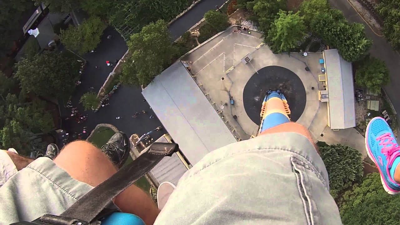 Amazing Six Flags Acrophobia Drop - YouTube