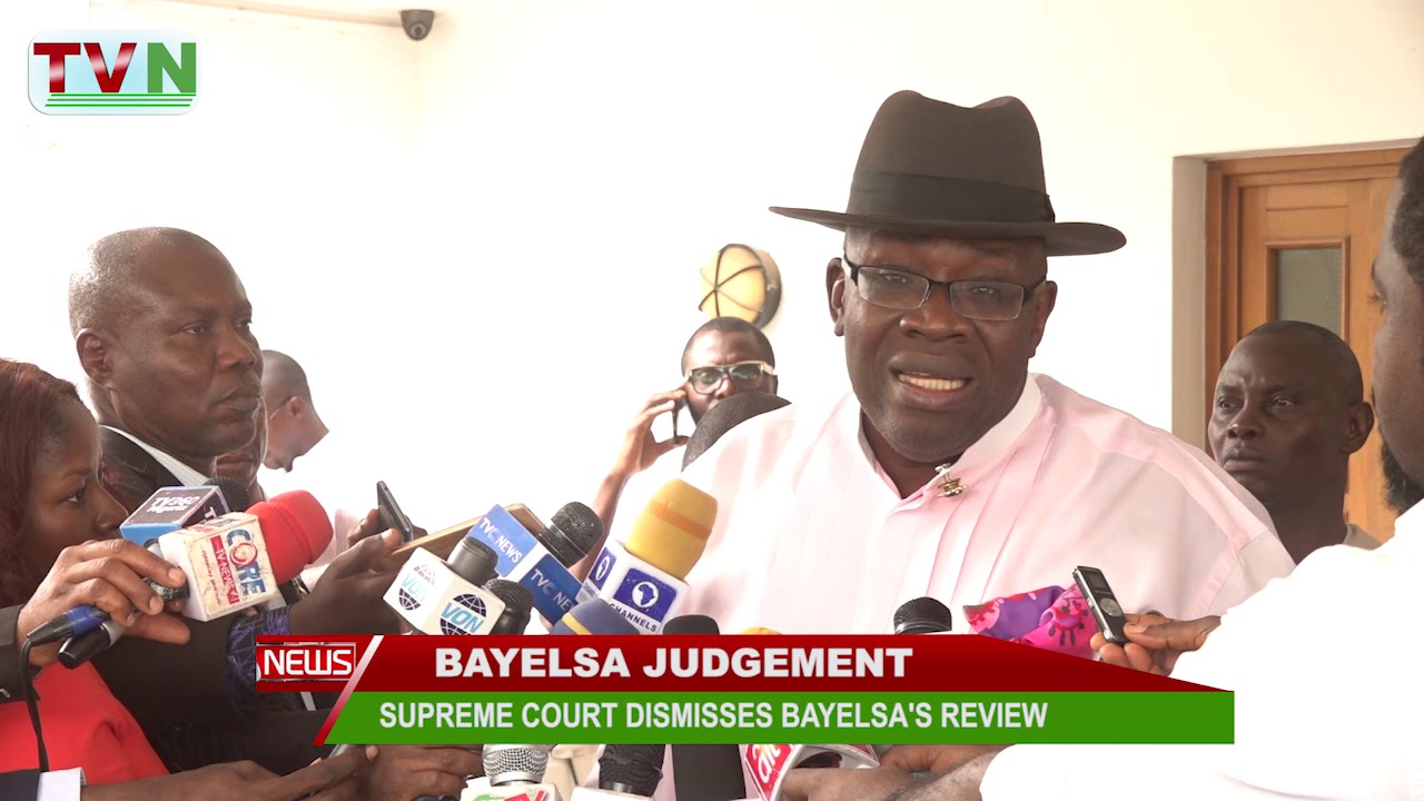 Bayelsa Election - Reactions trail Supreme court dismissal of APC ...