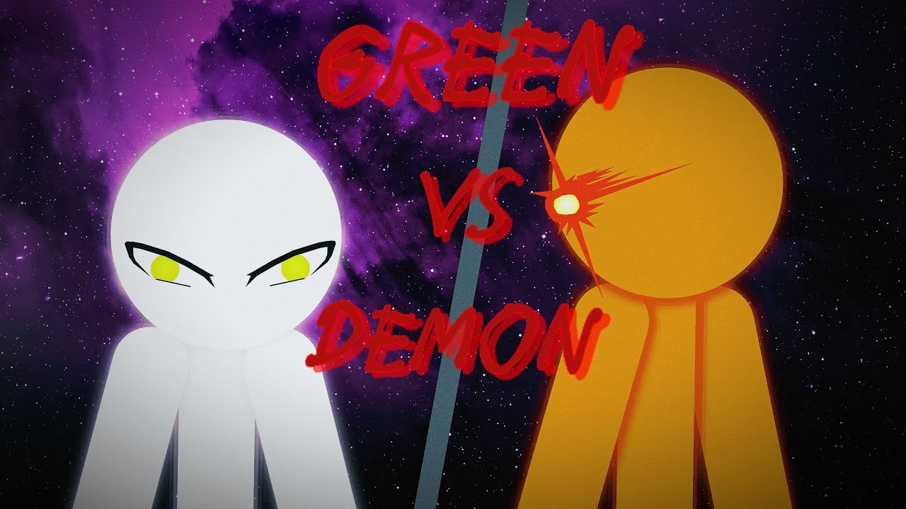 Stick Nodes Green Vs Demon Part 1 & 2 - YouTube