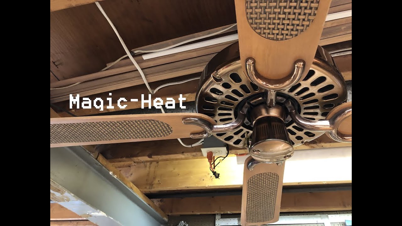 Magic Heat 52" Ceiling Fan - YouTube