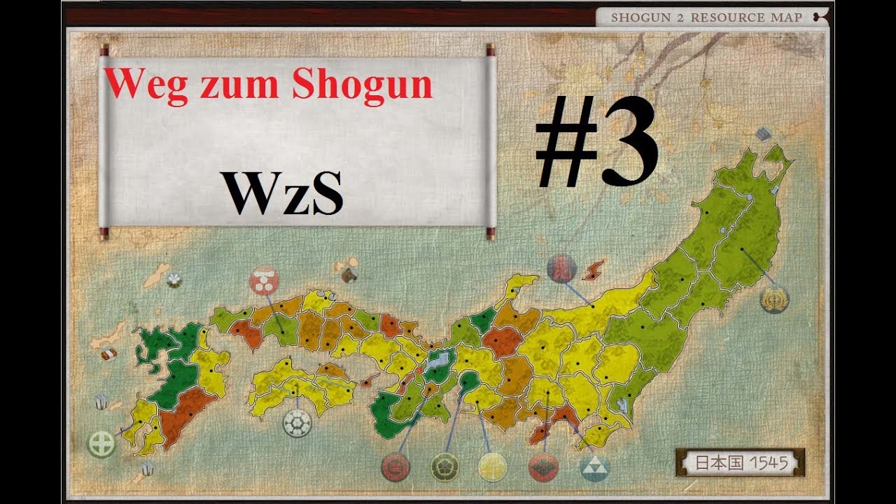 Total War Shogun 2 Resource Map