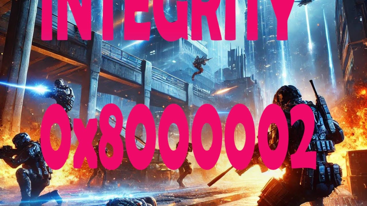 How to fix apex legends Integrity error 0x8000002 - YouTube