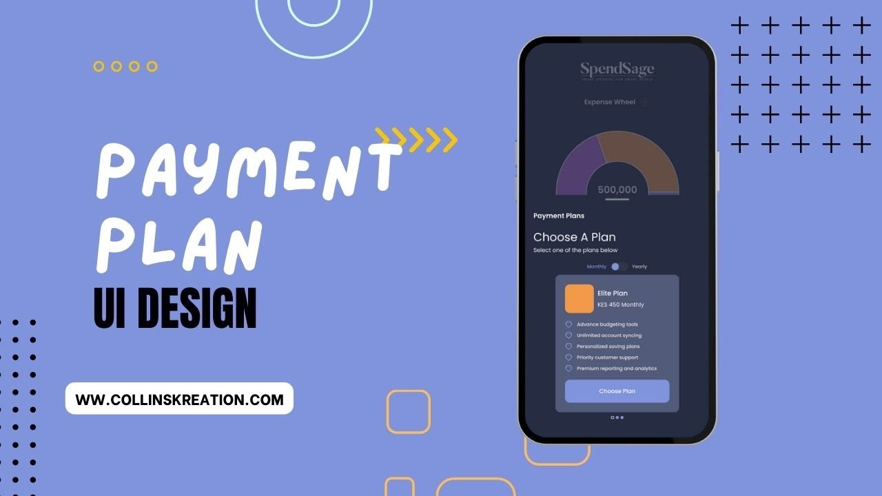 User-Friendly Payment Plan Interface in Figma and prototype - YouTube