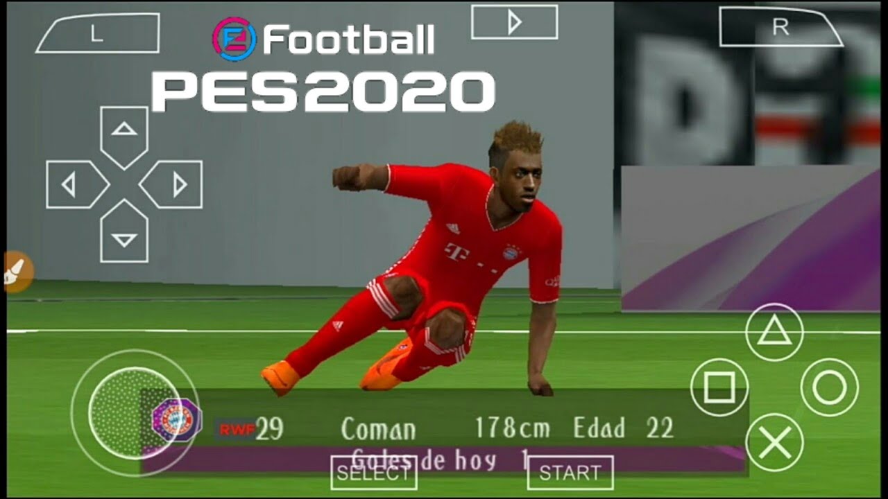 EFOODBALL PES 2020 ppsspp lite 200mb new update transfer 20/21 android ...