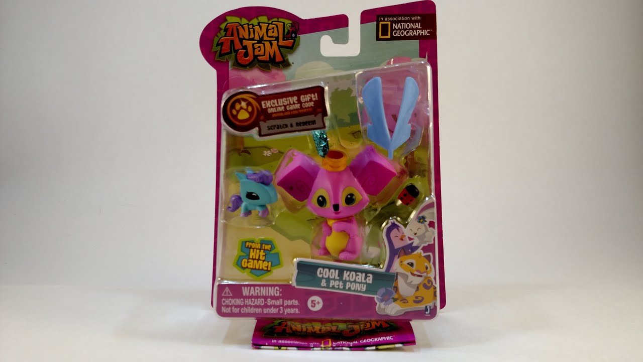 Animal Jam: Cool Koala and Pet Pony Unboxing/Review - YouTube