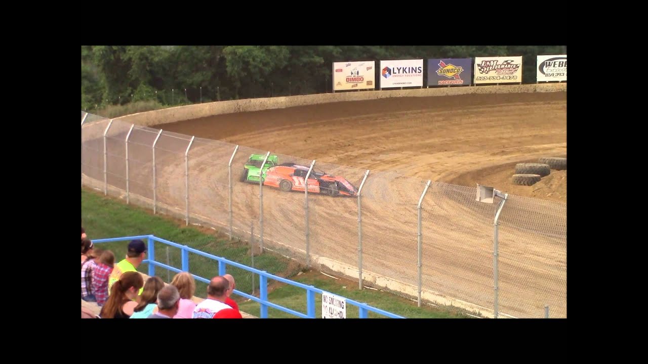 Josh Rice Heat Race Turn Around Florence Speedway 7-12-14 - YouTube