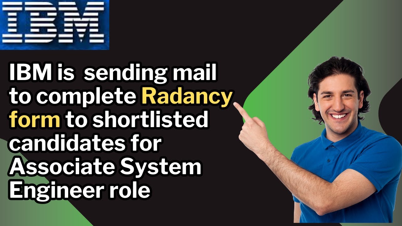 IBM Radancy Form Mail Update! | How to fill? | Still Waiting ...