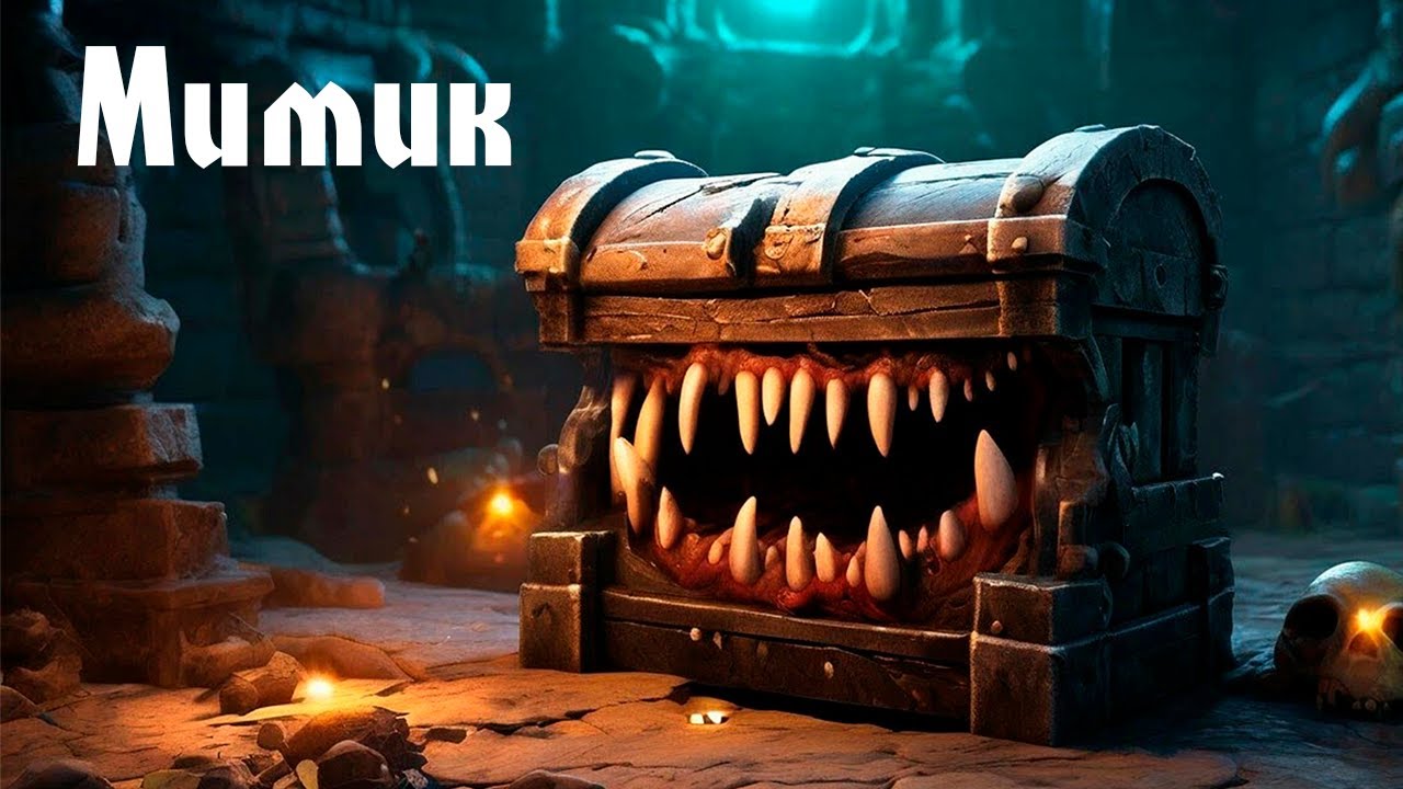 Мимик | Бестиарий | DnD | Dungeons & Dragons - YouTube