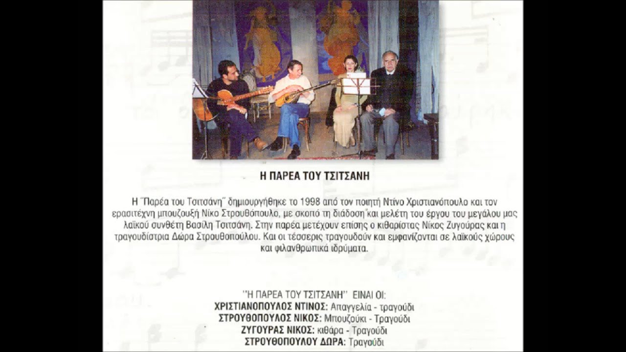 Η ΜΑΝΑ ΜΟΥ ΜΕ ΔΕΡΝΕΙ - ΔΩΡΑ ΣΤΡΟΥΘΟΠΟΥΛΟΥ - ΝΤΙΝΟΣ ΧΡΙΣΤΙΑΝΟΠΟΥΛΟΣ ...