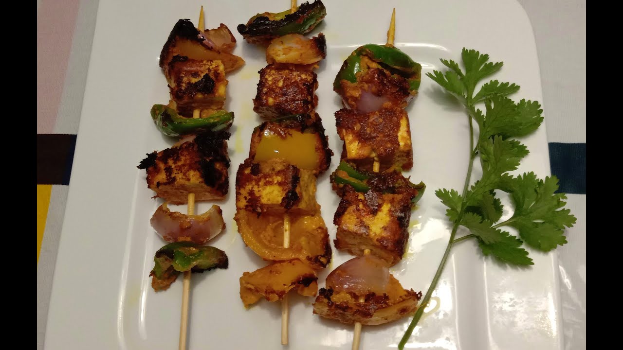 paneer tikka - from Nandini's Kitchen (পনীর টিক্কা - নন্দিনীর রান্নাঘর ...