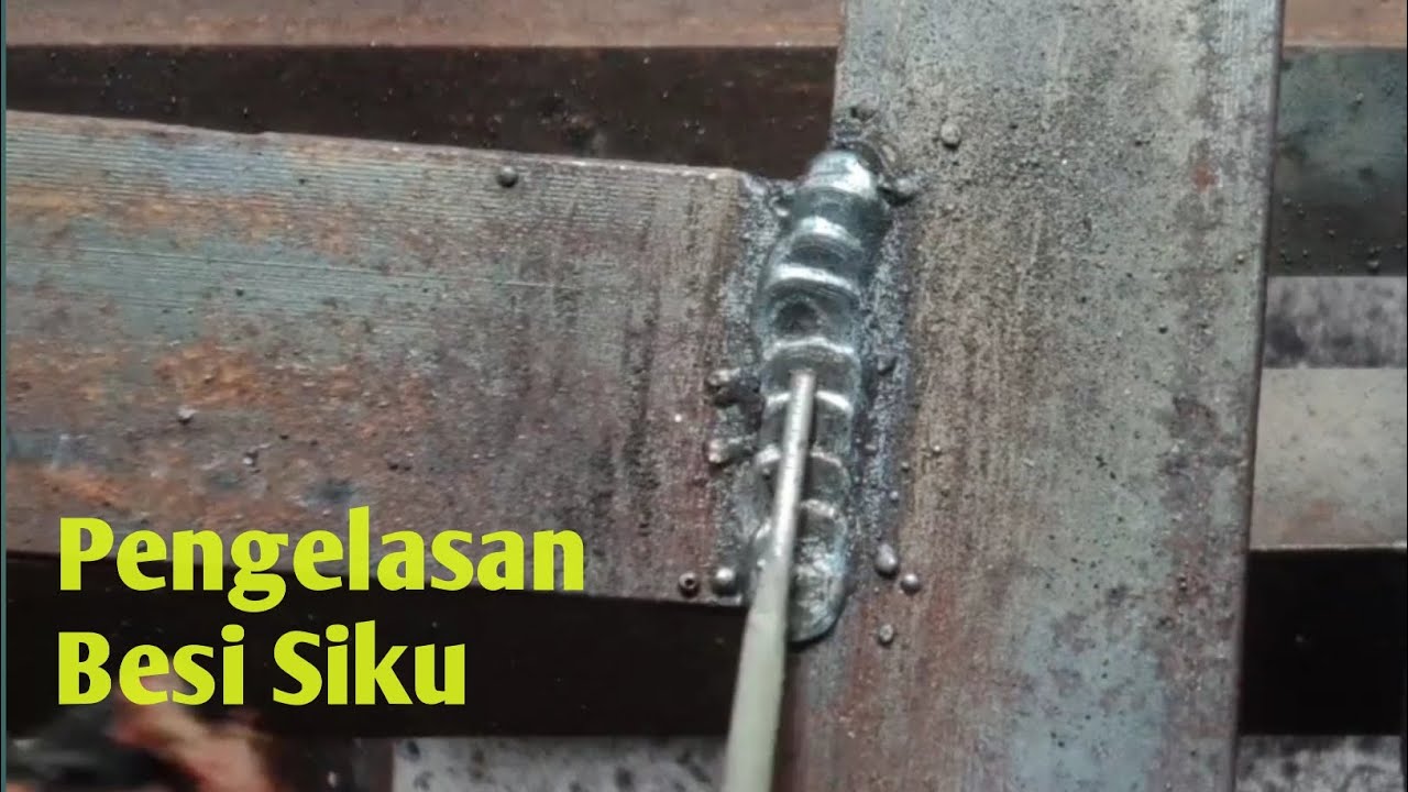 Pengelasan Sambungan Pada Besi - YouTube