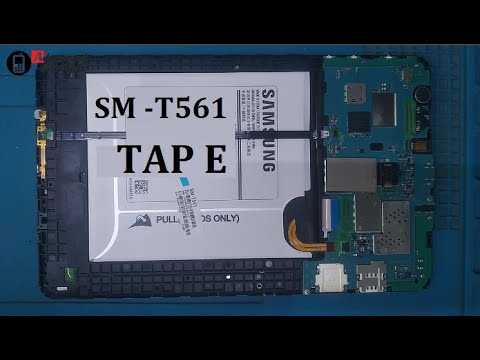 samsung galaxy tab E , SM-T561 disassembly - YouTube