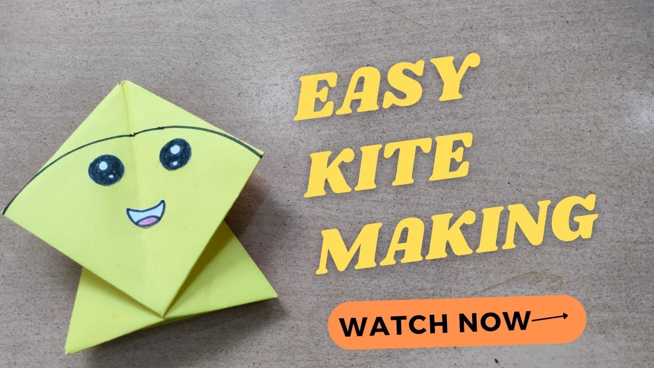 Easy Origami Kite/How To Make Paper Kite At Home/Makar Sankranti Craft ...
