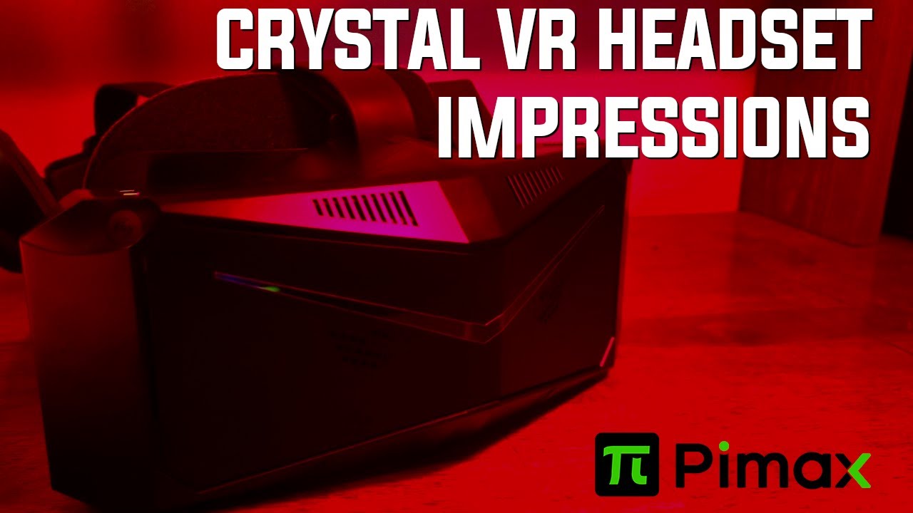 My First VR Experience || Pimax Crystal VR Headset Review - YouTube