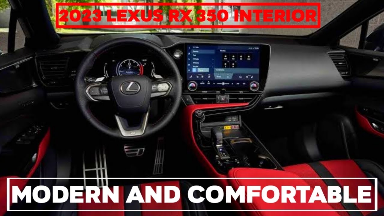 2023 Lexus RX 350 Interior Review - YouTube