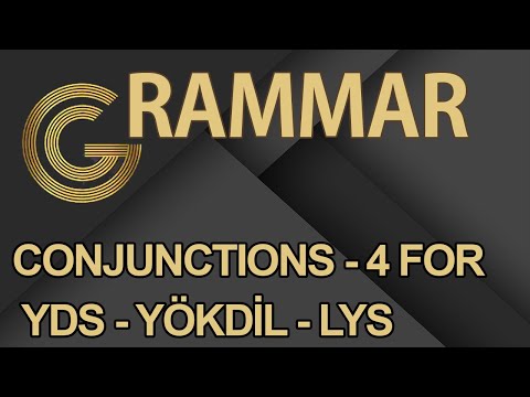 Conjunctions - 4 for YDS - YÖKDİL - LYS5
