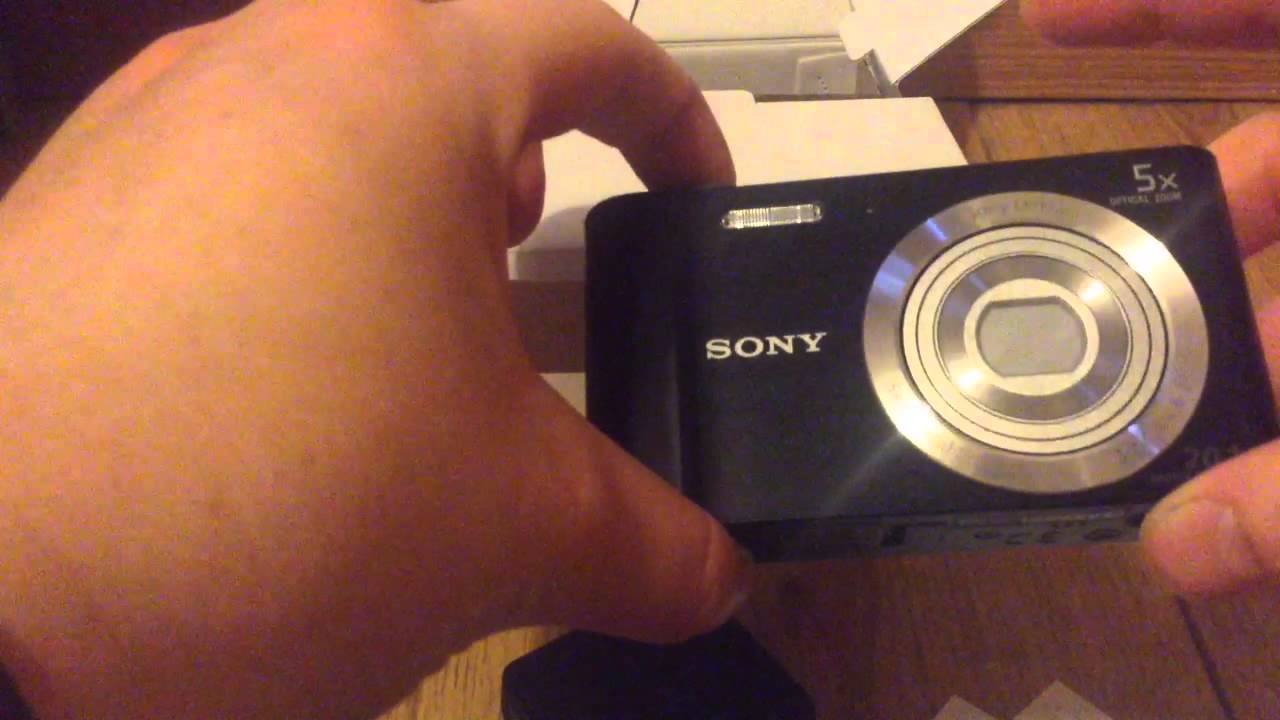 Unboxing - Sony DSC-W800 - YouTube