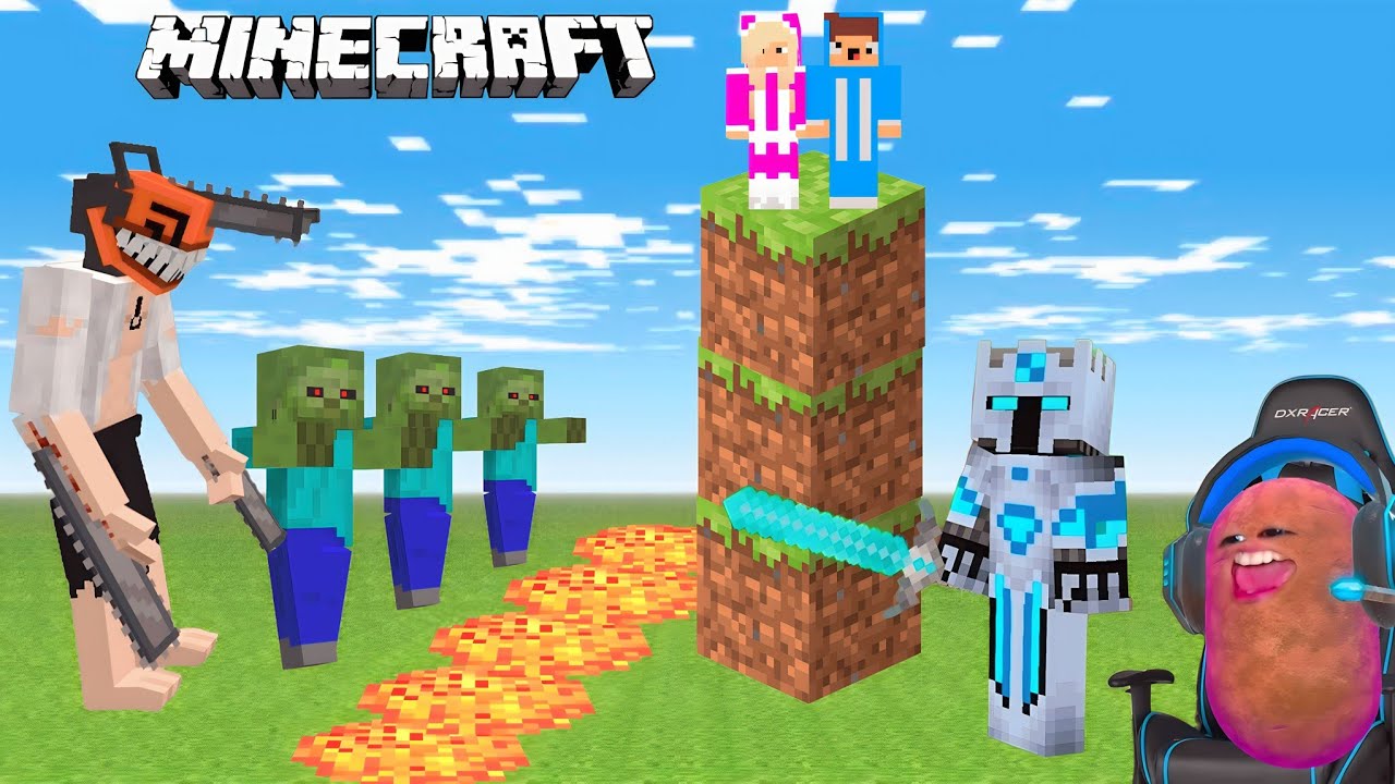 Reaksi Minecraft Rumah Paling Aman, Mipan Zuzuzu, Frost Diamond, Akudav ...