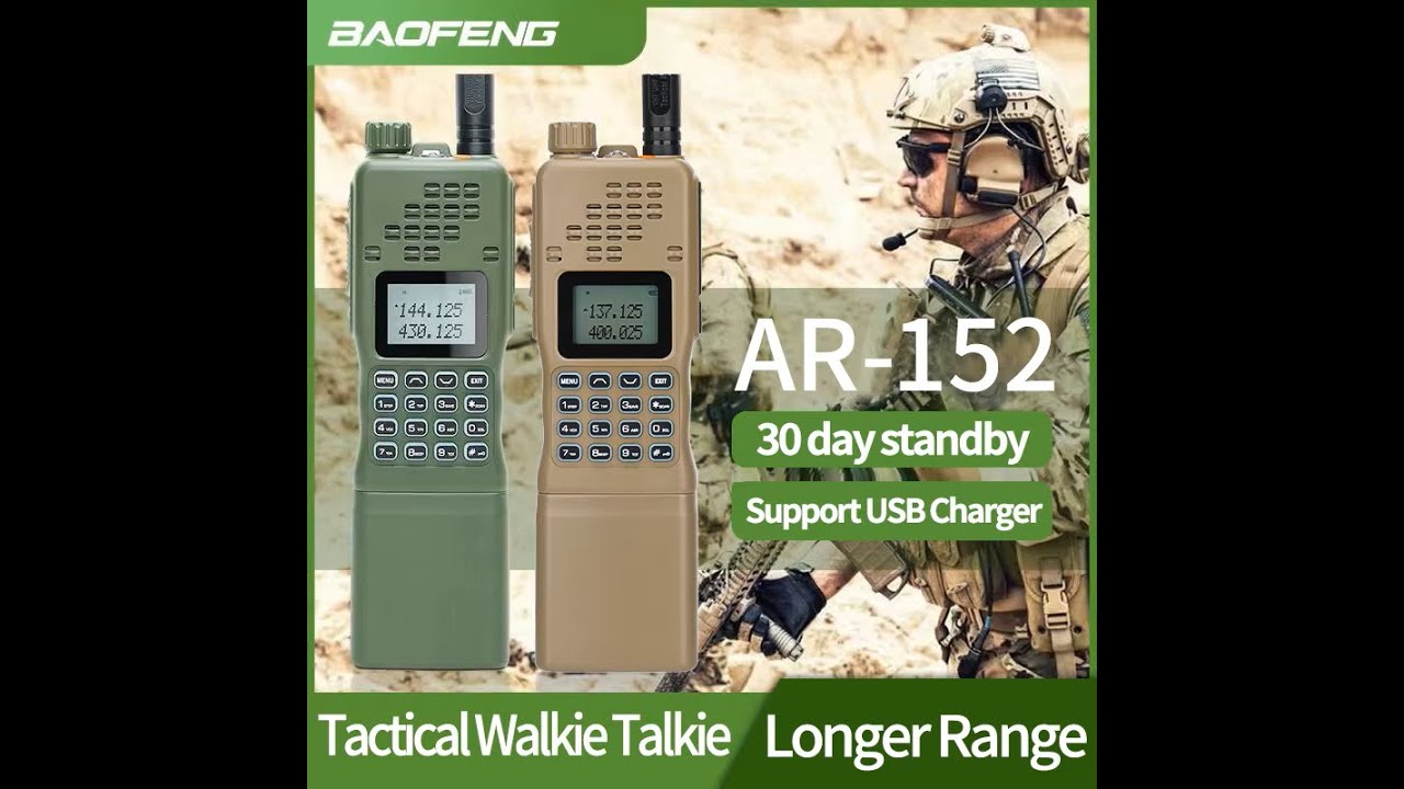 BAOFENG AR152 - YouTube