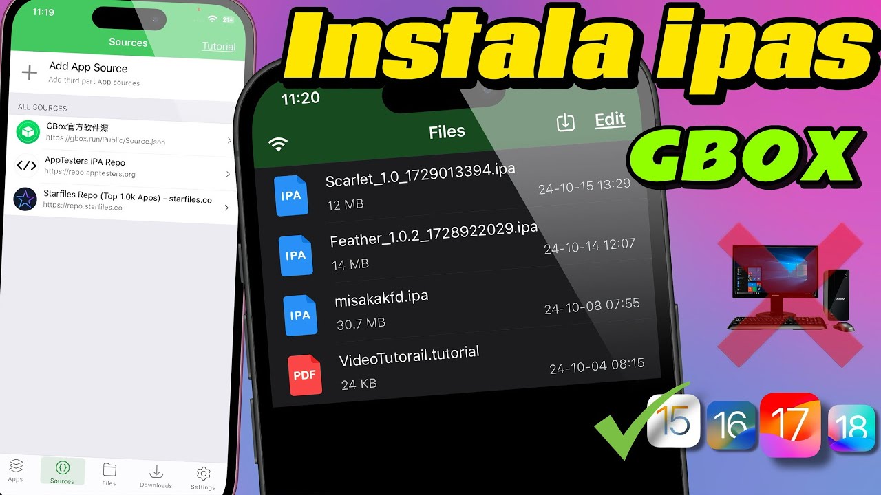 Free GBox iOS: Instala archivos IPA en iPhone sin revocar (Funciona ...