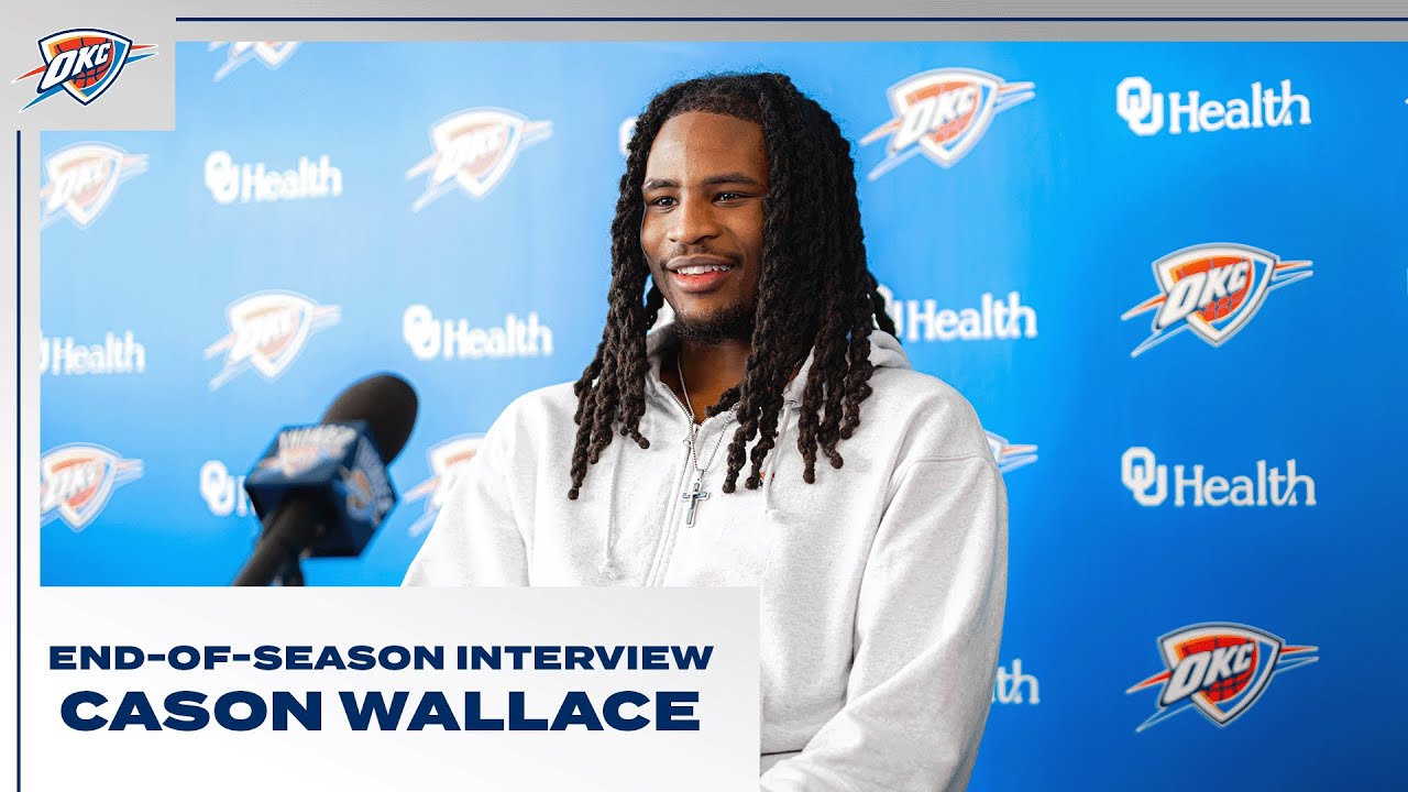 Cason Wallace | 2023-24 End-of-Season Interview | OKC Thunder - YouTube
