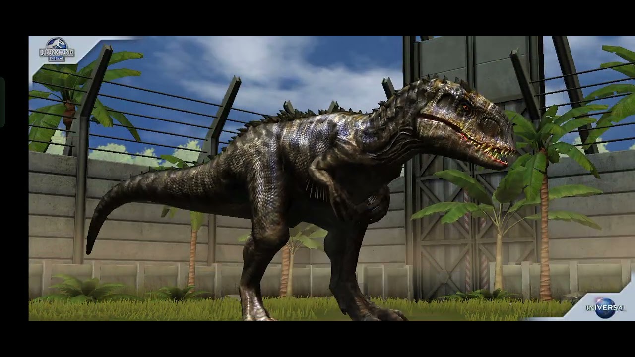 INDOMINUS REX GEN 2 VS X3 INDORAPTOR / Jurassic world the game #1624 ...