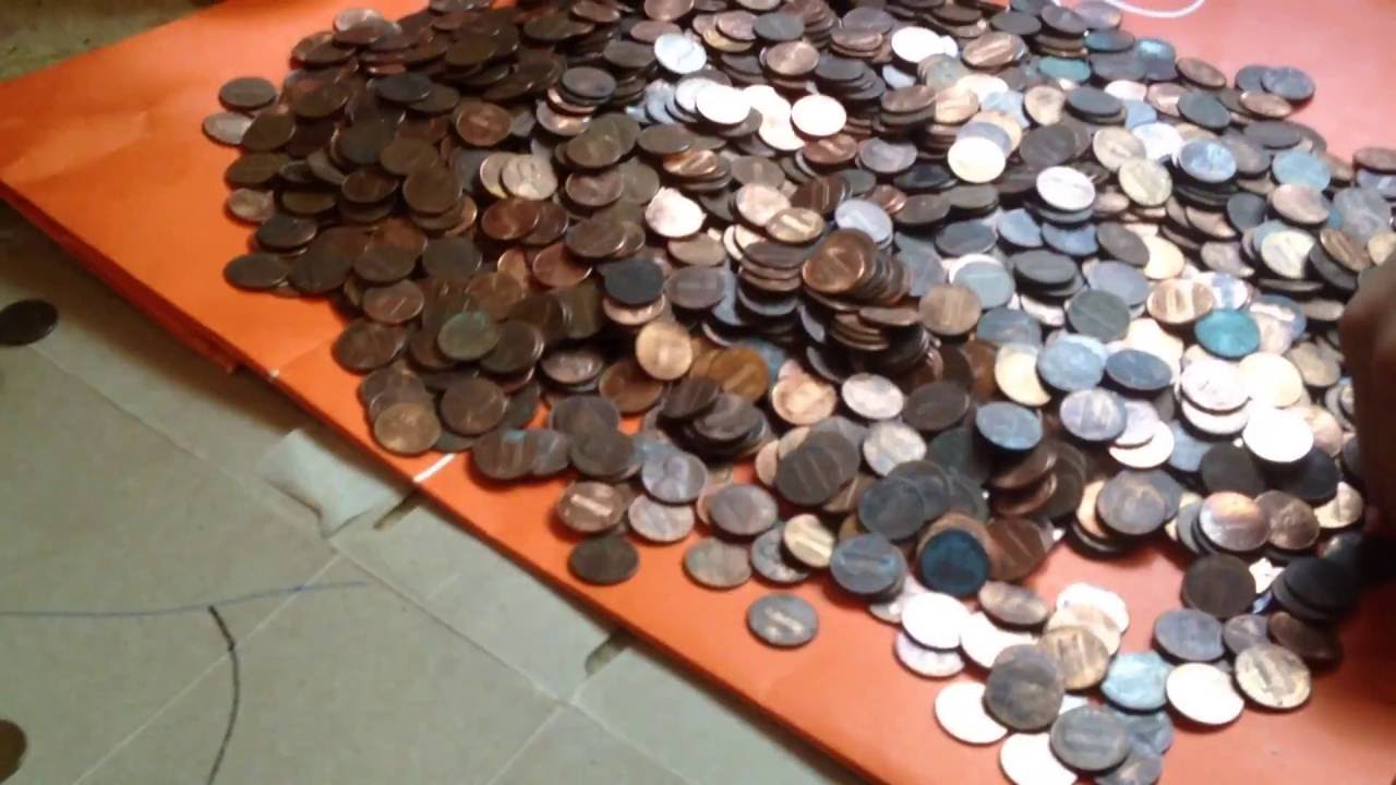 Wheat Penny Hunt - coin roll hunting with my daughter - YouTube