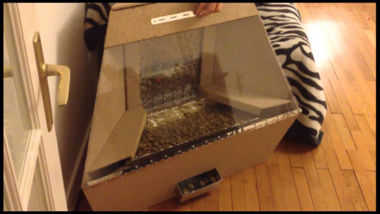 Coin pusher / cascade / pousse pièce (HOMEMADE) - YouTube