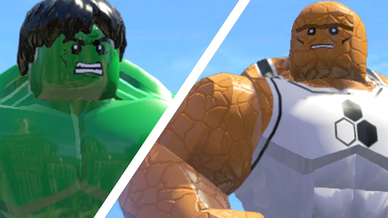 Hulk Epic (Transformation) Vs Thing Lego Marvel Super Heroes - YouTube