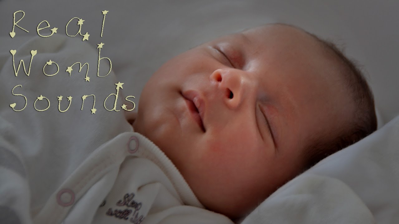 10 hours Real Womb Sounds / Baby Sleep Help from a Mother's Womb / Calm ...