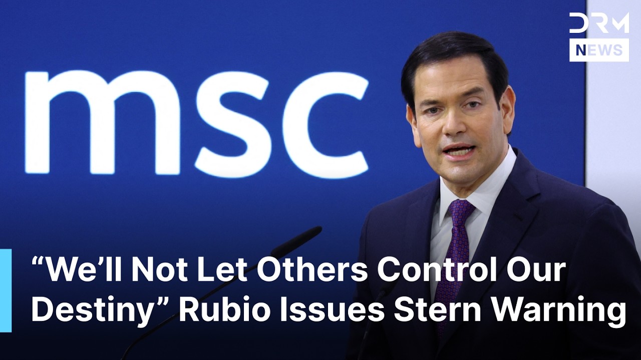 “We'll Not Let Others Control Our Destiny,” Rubio Urges Europe and U.S ...
