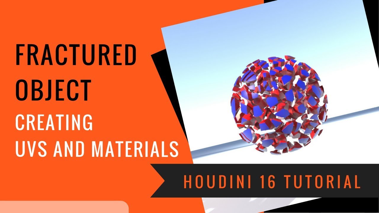 UVing and Adding Materials to a Fractured Object in Houdini - YouTube