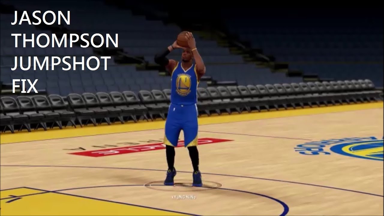 2k16 Jason Thompson Jumpshot Fix - YouTube