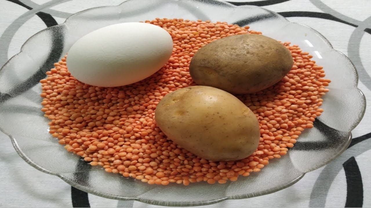 Musur Daal Recipe | Dim Alu diye Musur Daal | Musur Dal Ranna Recipe ...